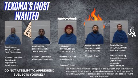 Texoma's Most Wanted | Wichita Falls Area Crime Stoppers