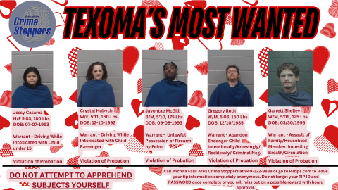 Texoma's Most Wanted | Wichita Falls Area Crime Stoppers